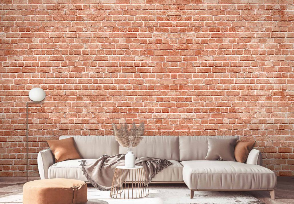 کاغذ دیواری سه بعدی طرح آجر | چاپ دی : تولید کننده کاغذ دیواری سه بعدی