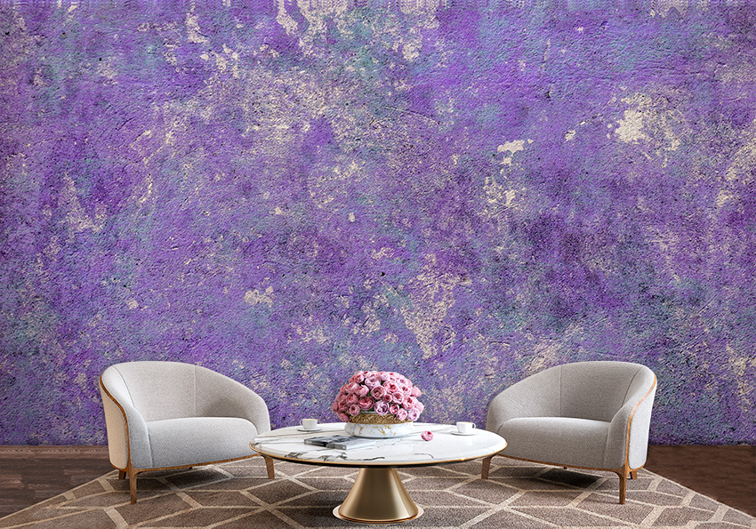 پوستر دیواری تکسچر دیوار سیمانی بنفش BA-8364 | چاپ دی : دکوراسیون داخلی ...