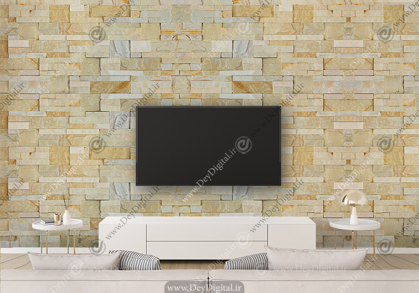 پوستر دیواری سه بعدی طرح سنگ آنتیک BA-9885 | چاپ دی : دکوراسیون داخلی ...