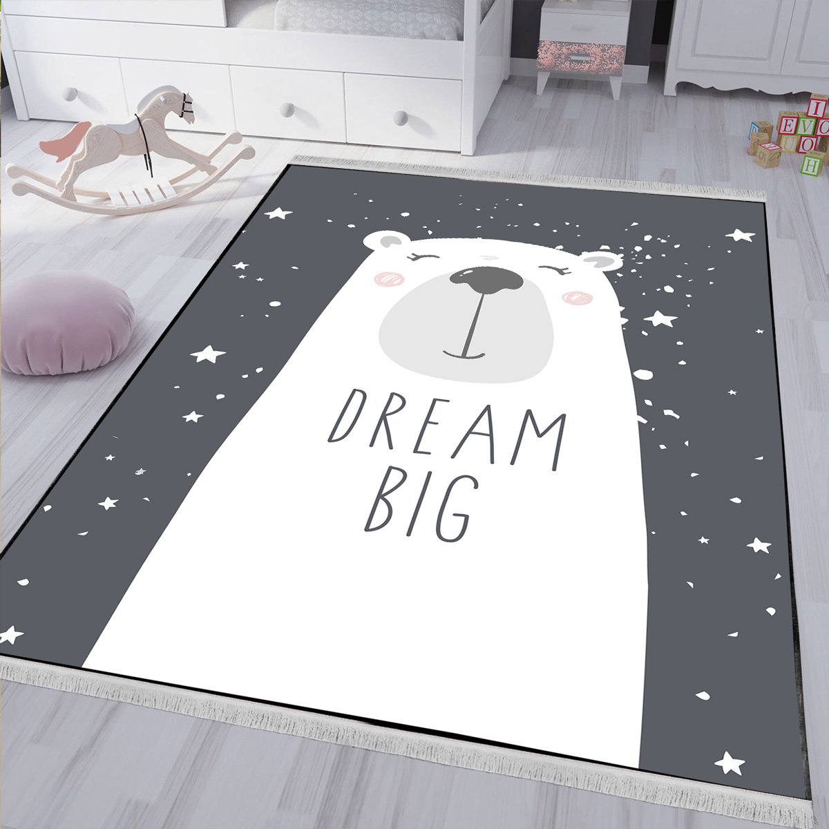 فرش کودکانه طرح خرس فطبی عروسکی SM-30401b | چاپ دی : دکوراسیون داخلی ...