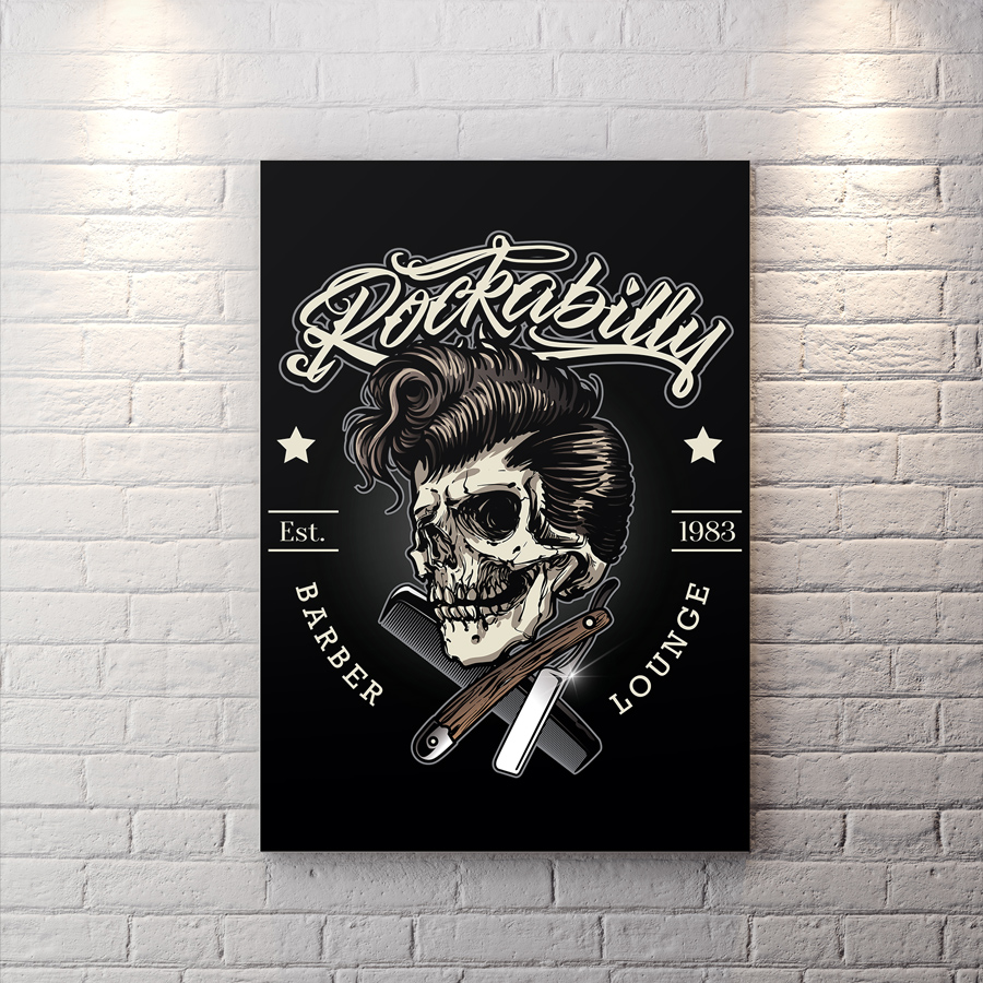 تابلو شاسی دکوراتیو طرح خفن اسکلتی BAs-7779 | چاپ دی : دکوراسیون داخلی ...