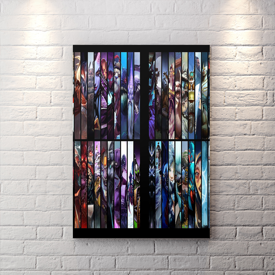 تابلو شاسی گیمینگ طرح شخصییت های دوتا BAs-9746 | چاپ دی : دکوراسیون ...